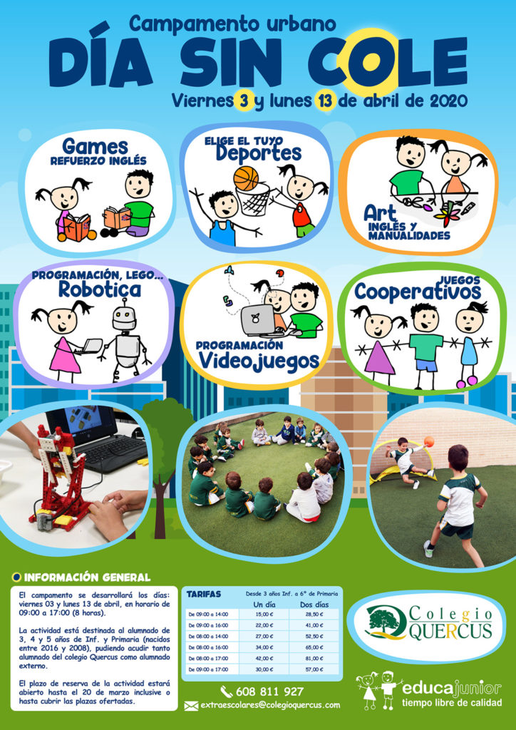 Día sin Cole - Colegio Quercus
